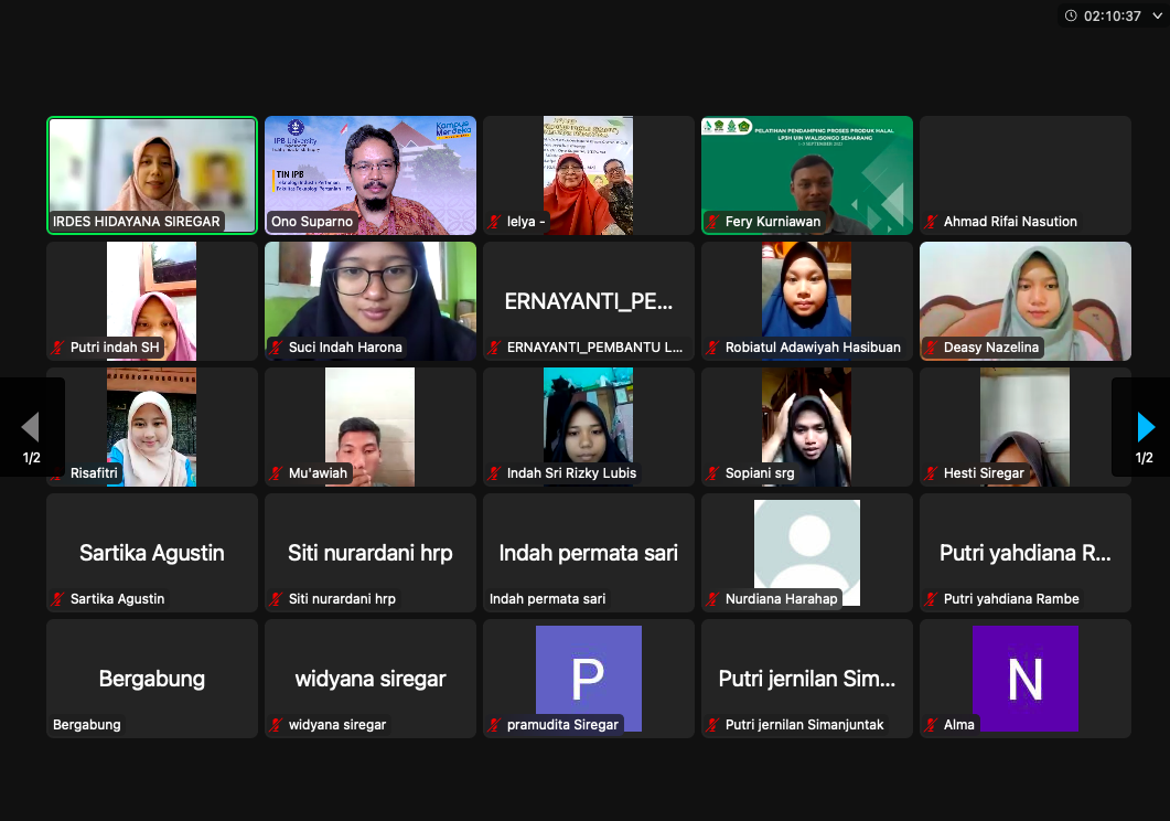 Focus Group Discussion (FGD) Bioethanol | Ono Suparno, IPB University, Bogor